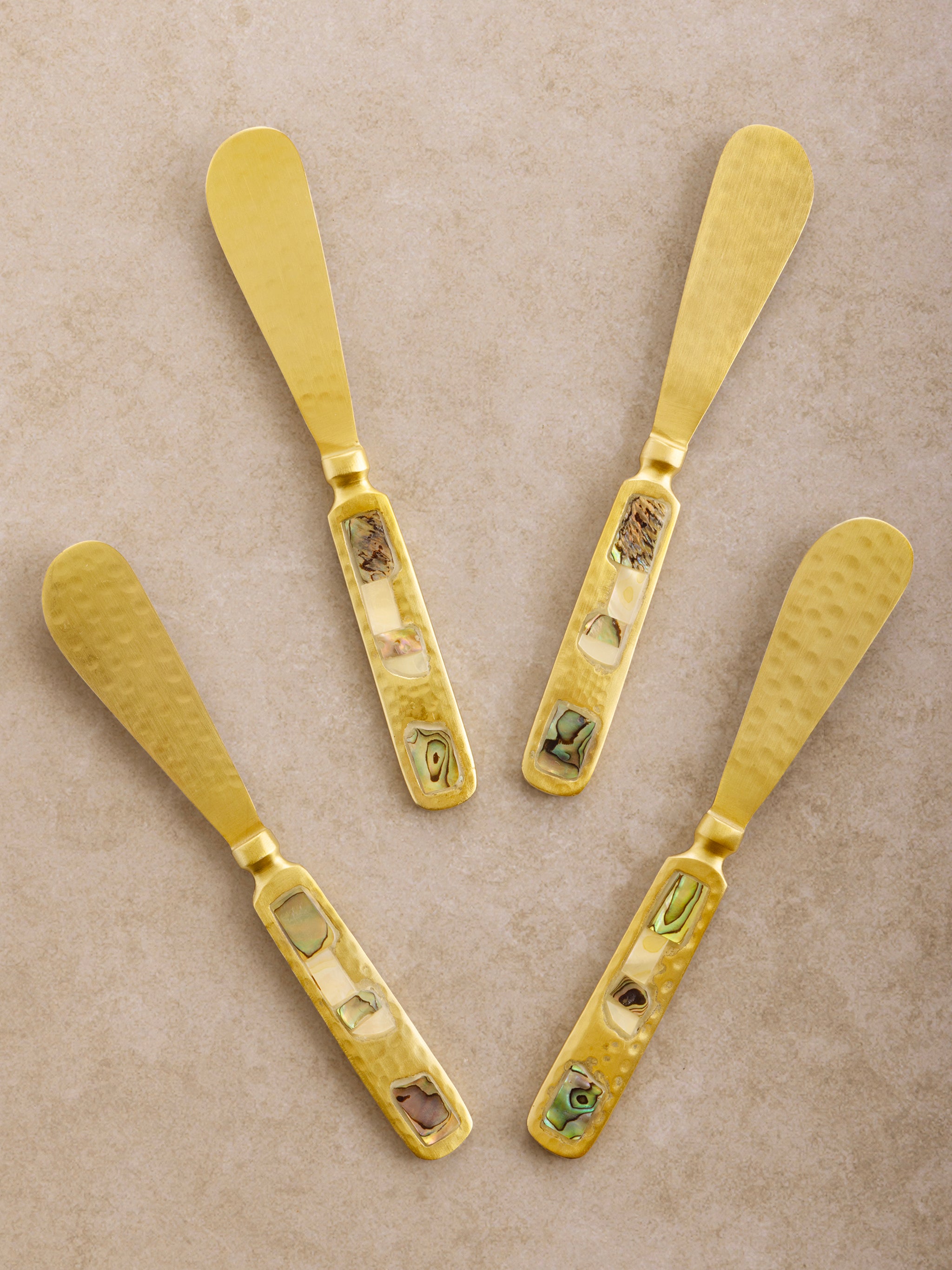 Sisley Gold Butter Knives | GAURI KOHLI