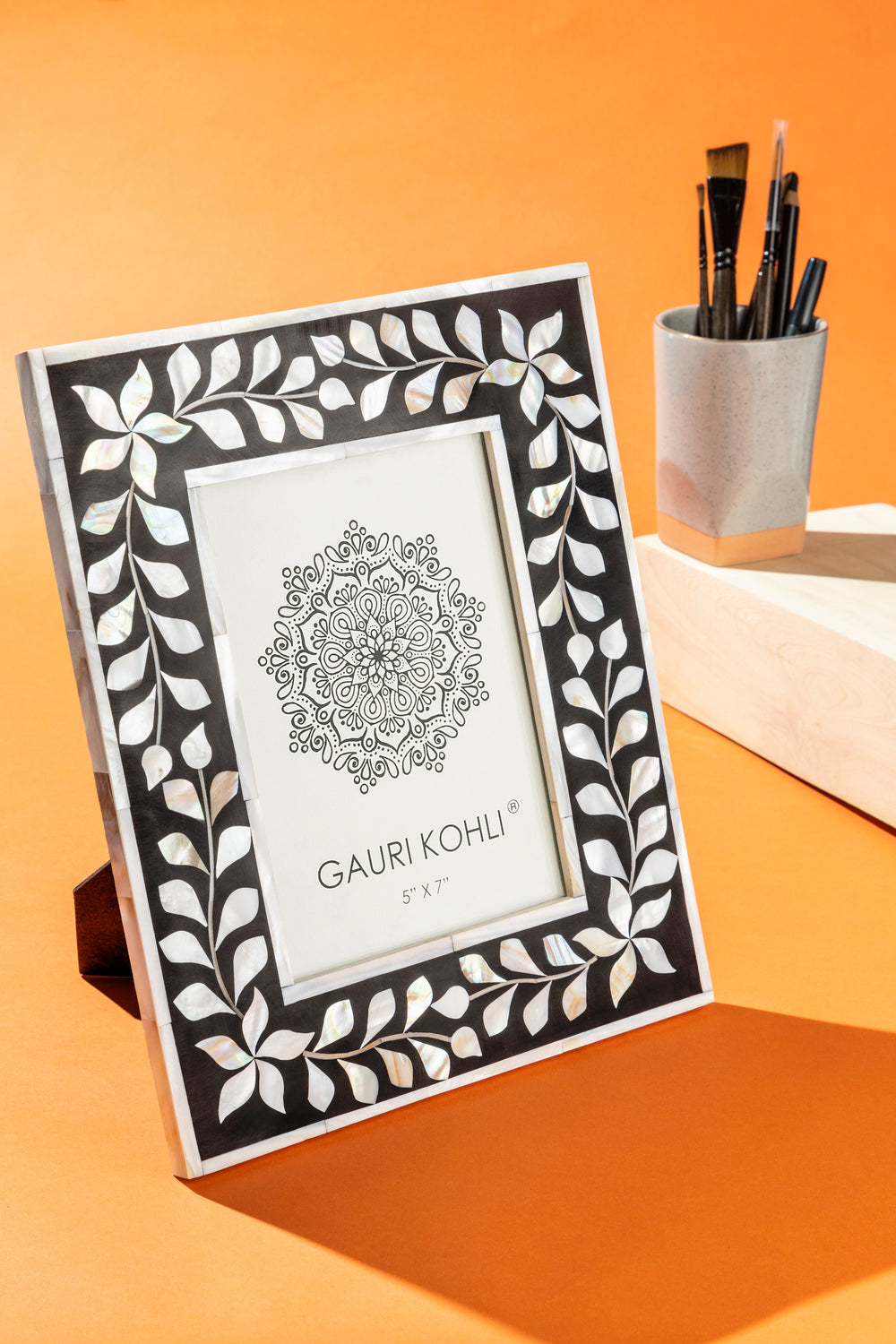 Jodhpur Picture Frame — Inlaid Shell & Resin Finish 7″×5″